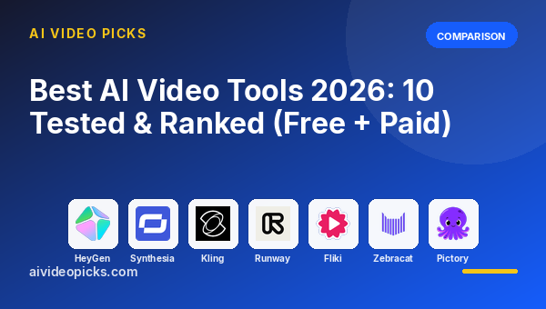 Best AI Video Tools 2026: 10 Tested & Ranked (Free + Paid)